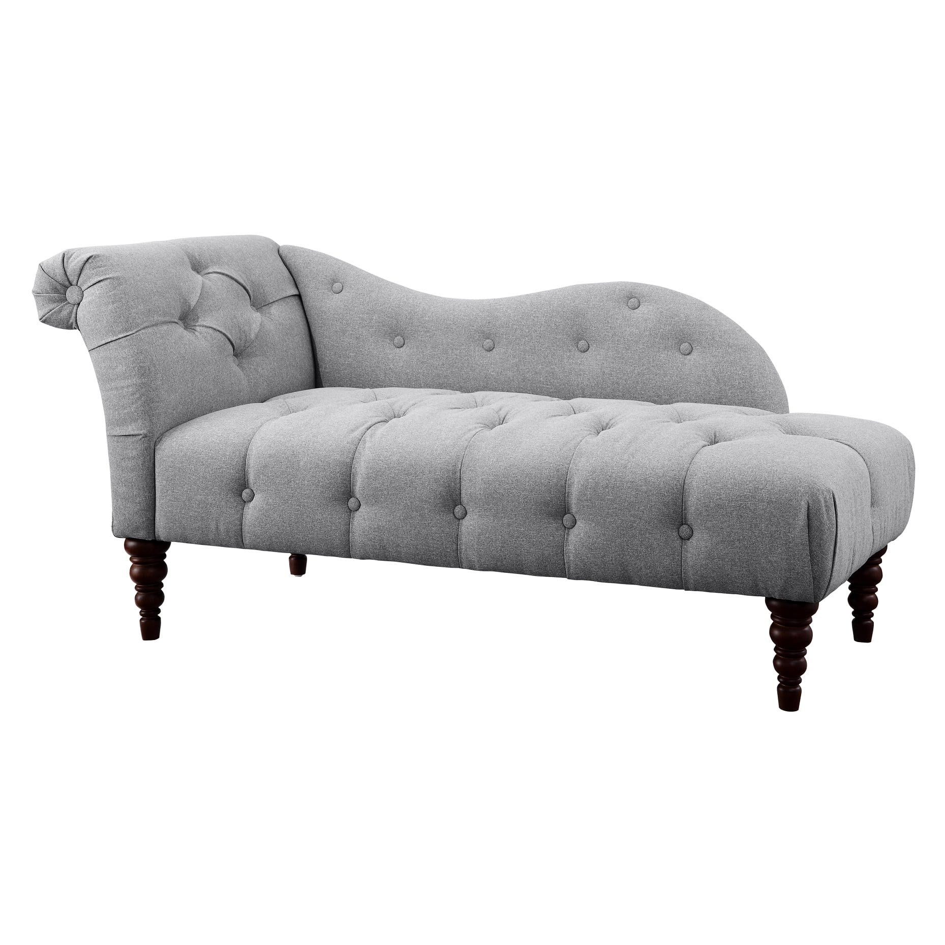 Fabulous Modern Traditional Chaise: Gray, Solid Wood, Legs Wonderful ...