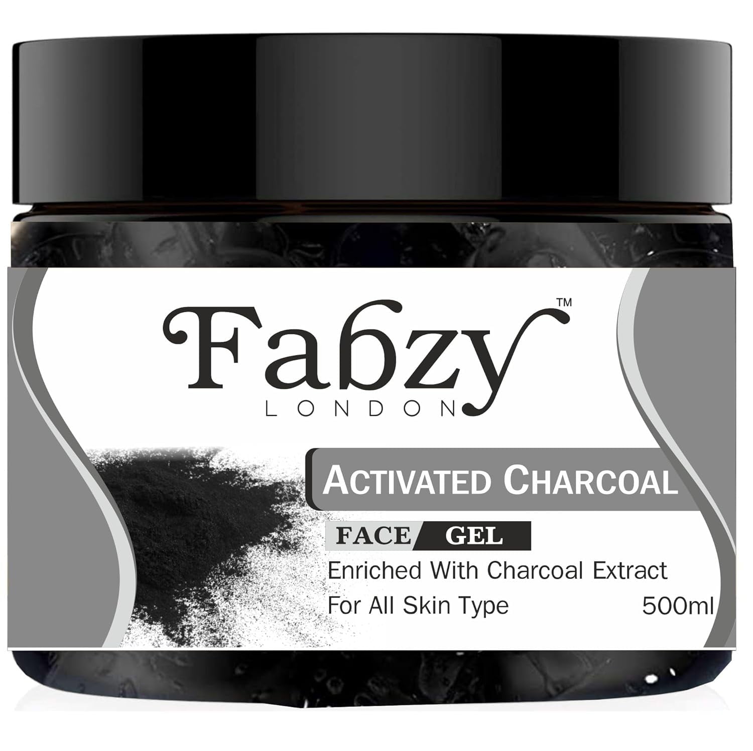 Fabzy London Activated Charcoal Gel No Paraben 500 ml - Walmart.com
