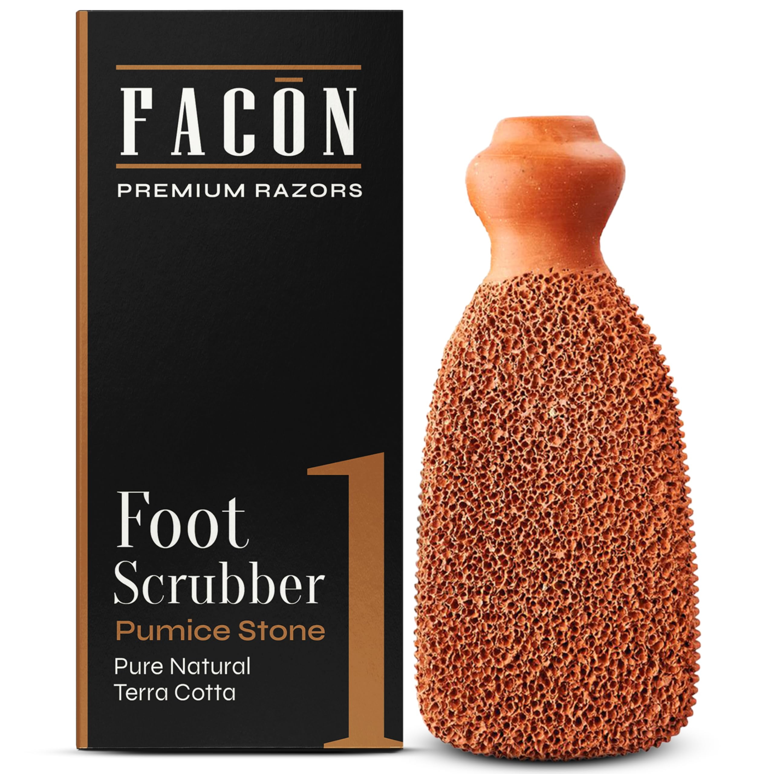 Facón Pumice Stone for AIF9 Feet Callus Remover - Foot Scrubber with 2 ...