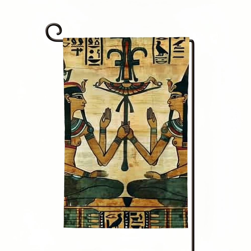 Facannap Anubis Garden Flag 12x18in Premium Linen Durable Wrinkle ...