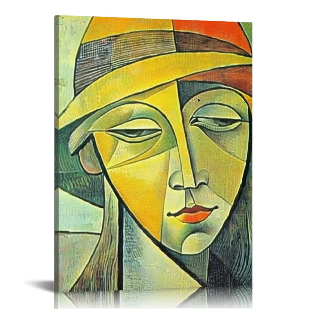 Facannap Cubism Canvas Prts Wall Art for Livg Room Bedroom Home Office ...