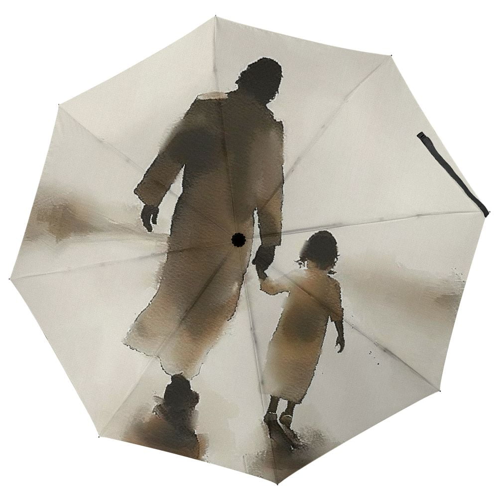 Facannap Family Bonding Three-Fold Automatic Umbrella For Outdoor ...