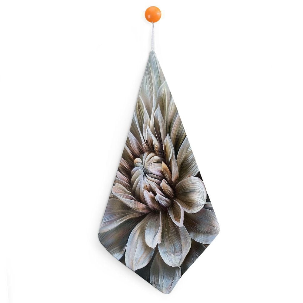 Facannap Flowers Reusable Hand Towels 11.8x11.8in Quick-Dry Microfiber ...