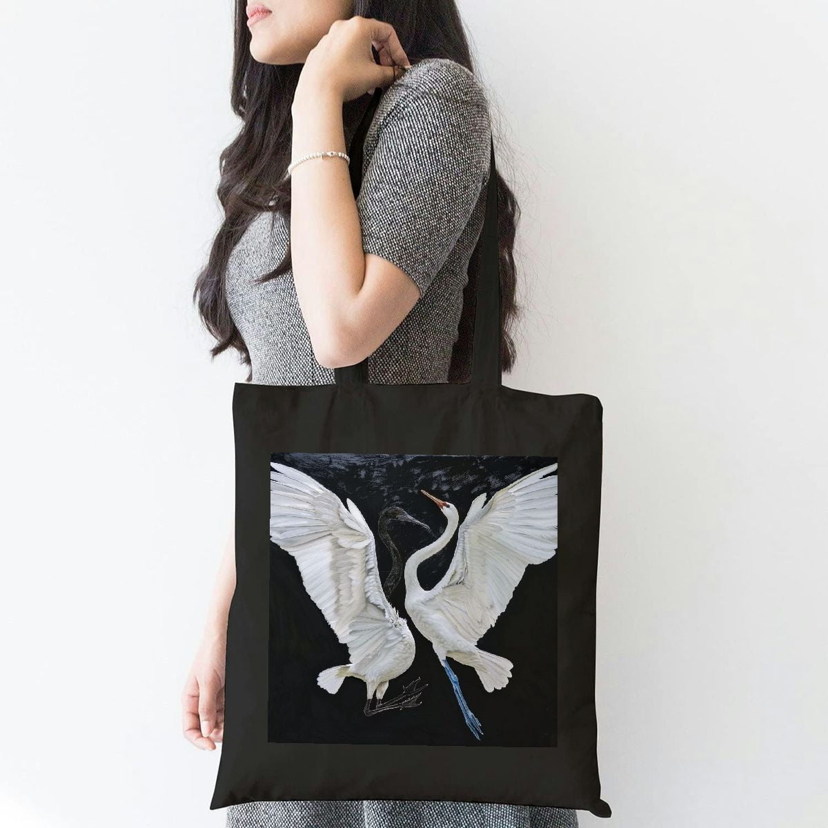 Facannap Symbolism Pattern Trendy Large Canvas Tote Bag for Travel ...