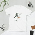 Face Abstract and Floral Drawing T shirt - Feminine Flowers - Line Art ...