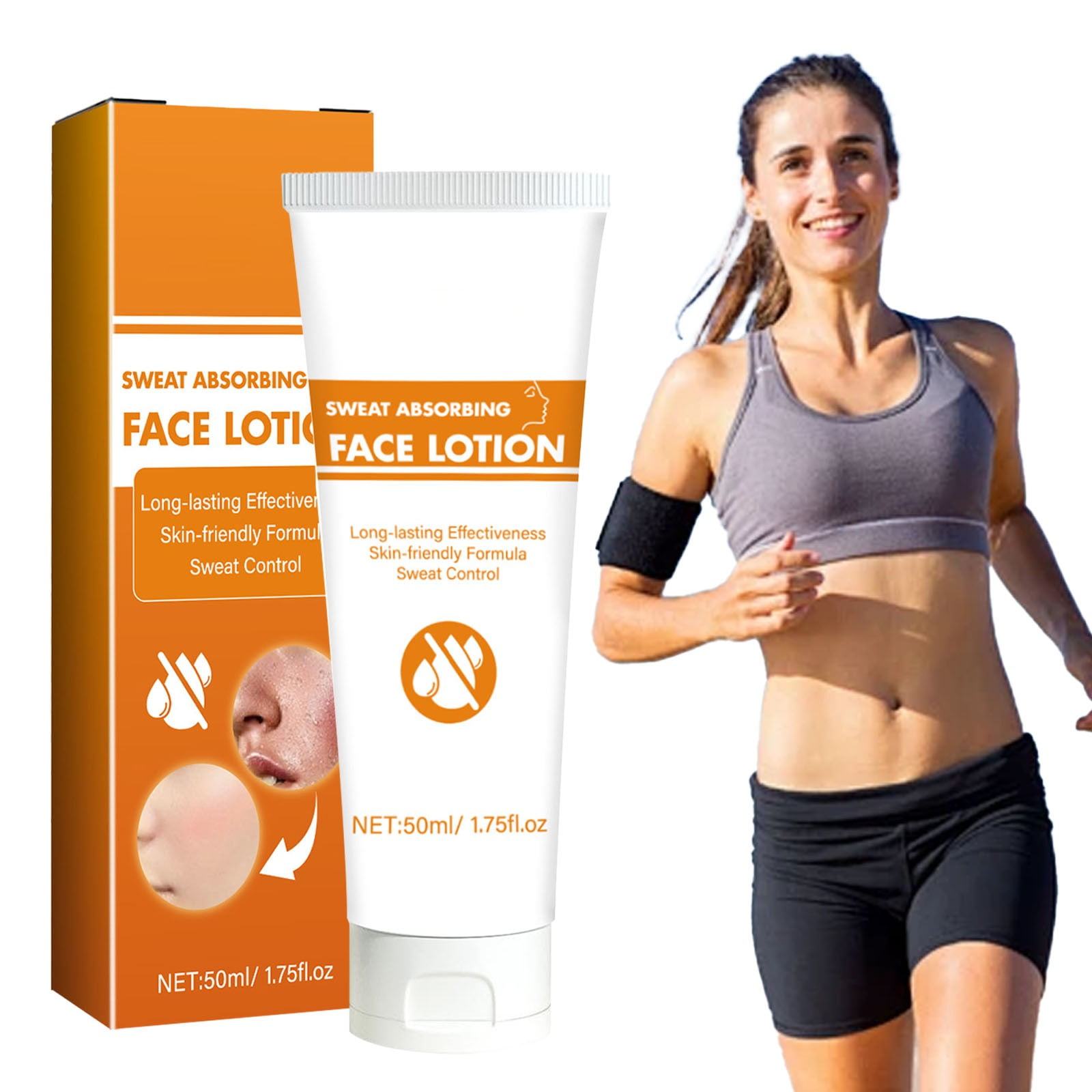 Face Antiperspirant, Face Sweat Blocker, Face Discourage Sweat, Face No Sweat Lotion for Face ...