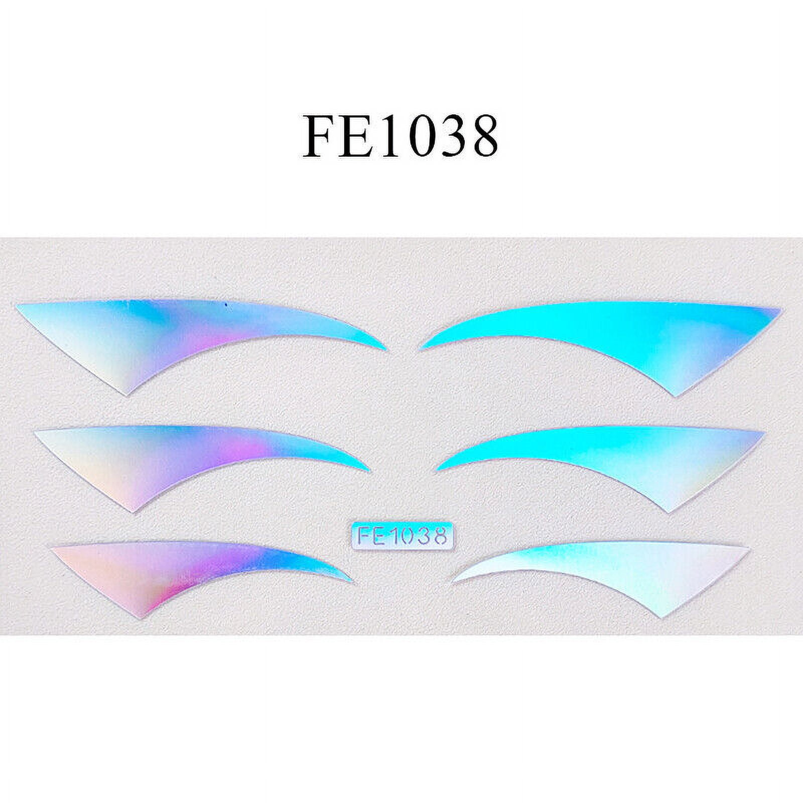 Face Art Eye Stickers Laser Decorative Eyeliner Stickers Party Tattoo ...