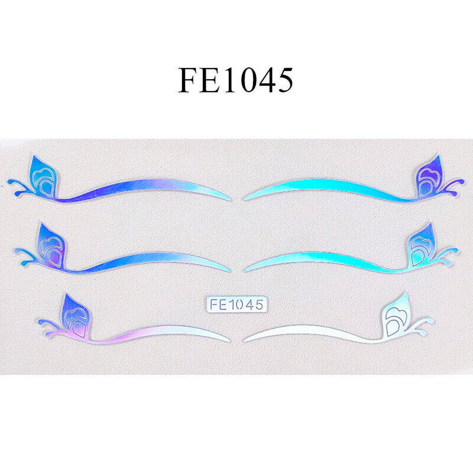 Face Art Eye Stickers Laser Decorative Eyeliner Stickers Party Tattoo ...