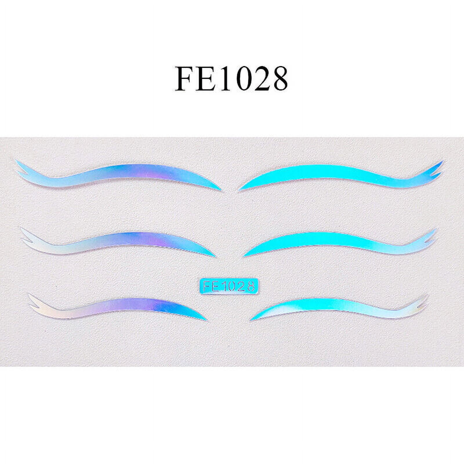 Face Art Eye Stickers Laser Decorative Eyeliner Stickers Party Tattoo ...