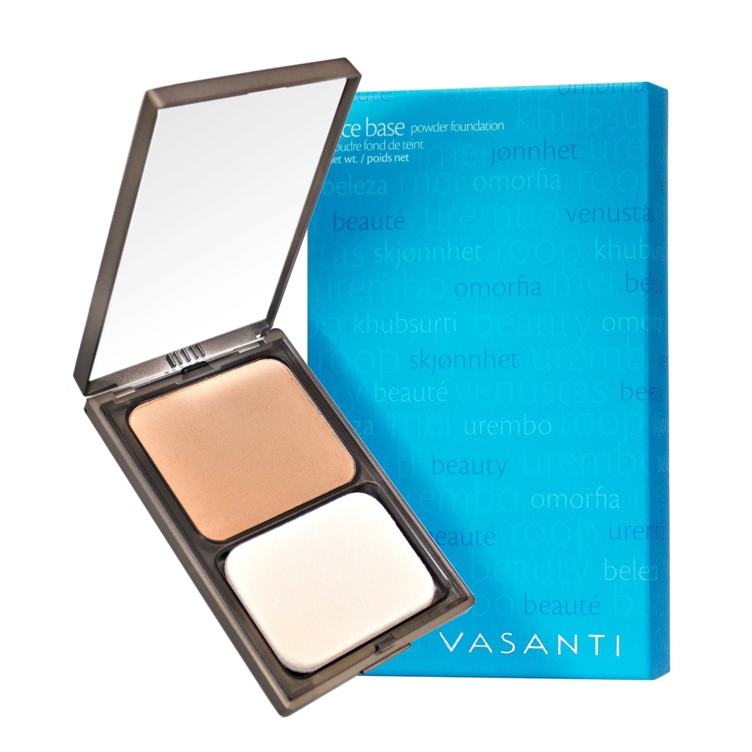 Face Base Oil-Free Powder Foundation with Mineral Pigments by VASANTI ...