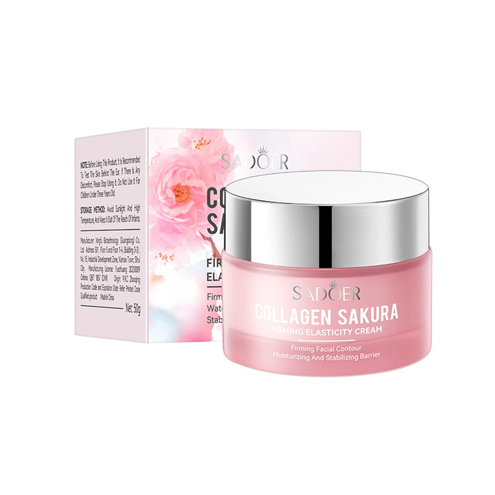 Face & Body Moisturizer Flower Collagens Firming And Bouncing Cream ...