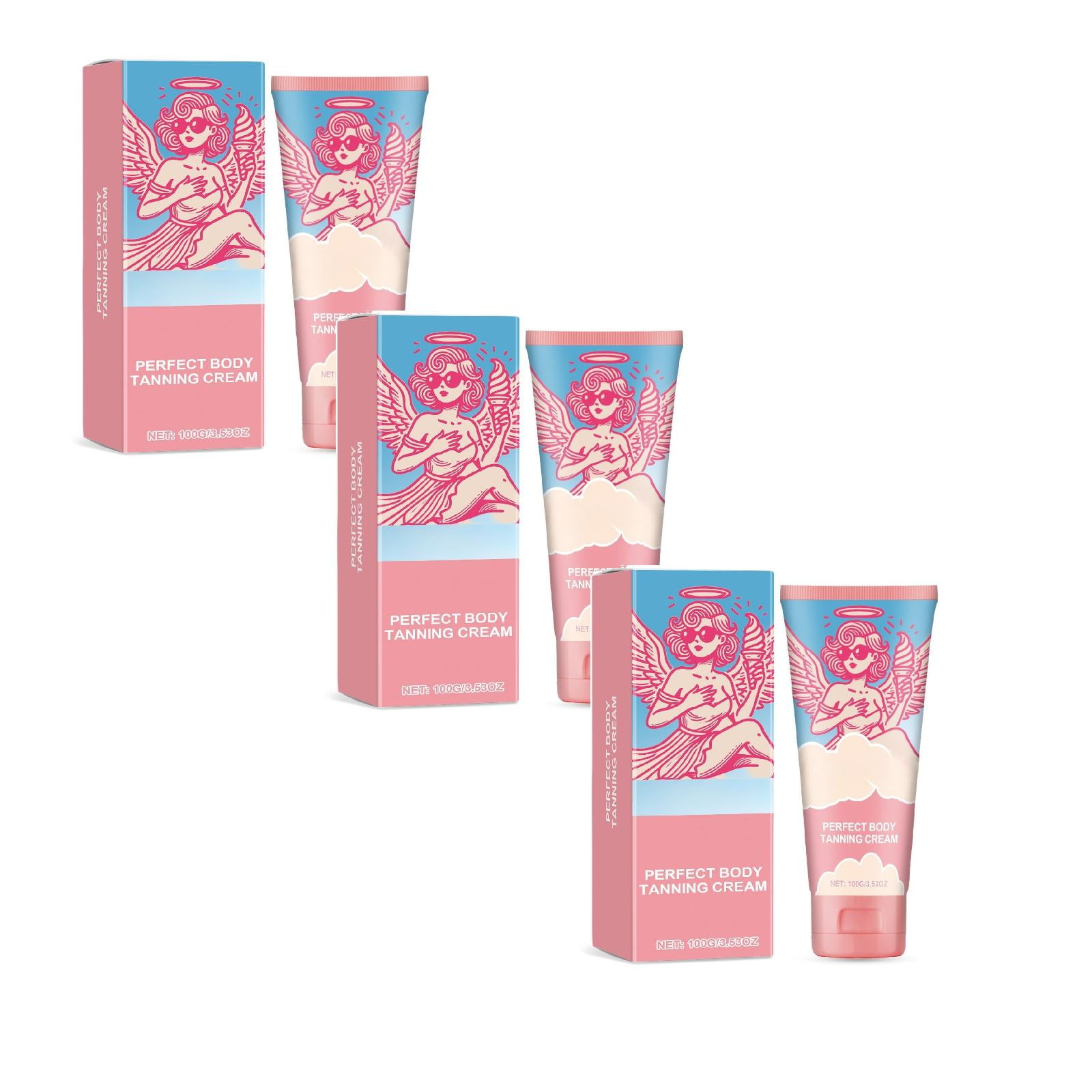 Face & Body Self-Tanning Streakless Cream(2.1 FL OZ), Self Tanner ...