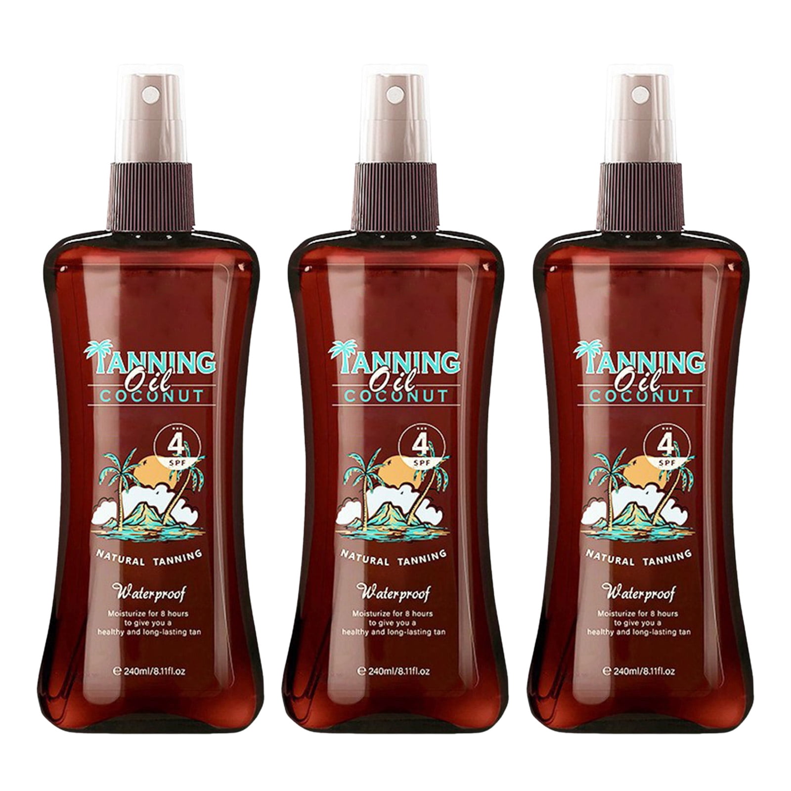 Face & Body Tan Enhancer Dark Tanning Oil with Cocoa Butter Coconut Oil ...