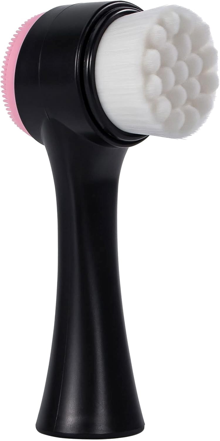 Face Brush 2 in 1, Facial Cleansing Exfoliating Scrubber Brush ...