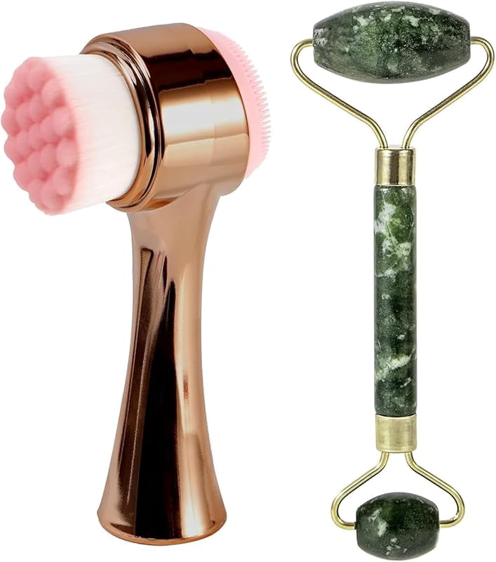 Face Brush 2 in 1, Facial Cleansing Exfoliating Scrubber Brush ...