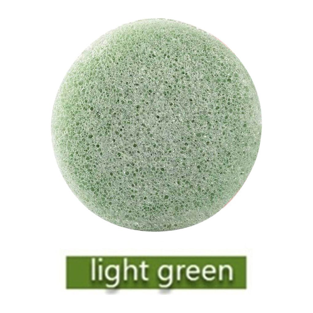 Face Cleaning Sponge Round Face Cleaning Pad Portable Exfoliating ...