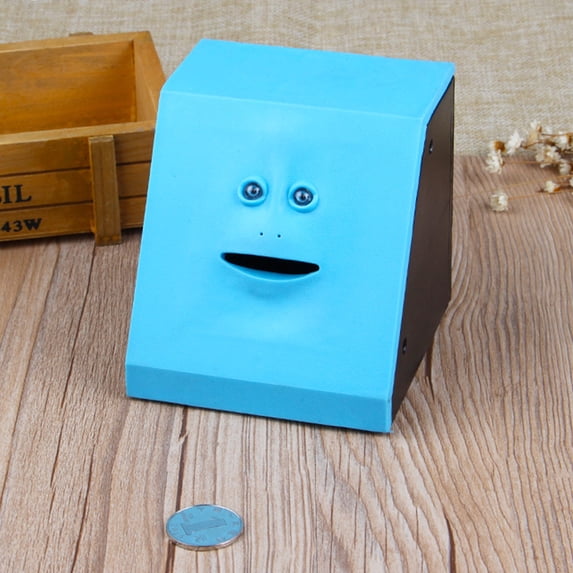 Animated Human Face Piggy Bank, Money Eating, Battery Powered, Coin ...
