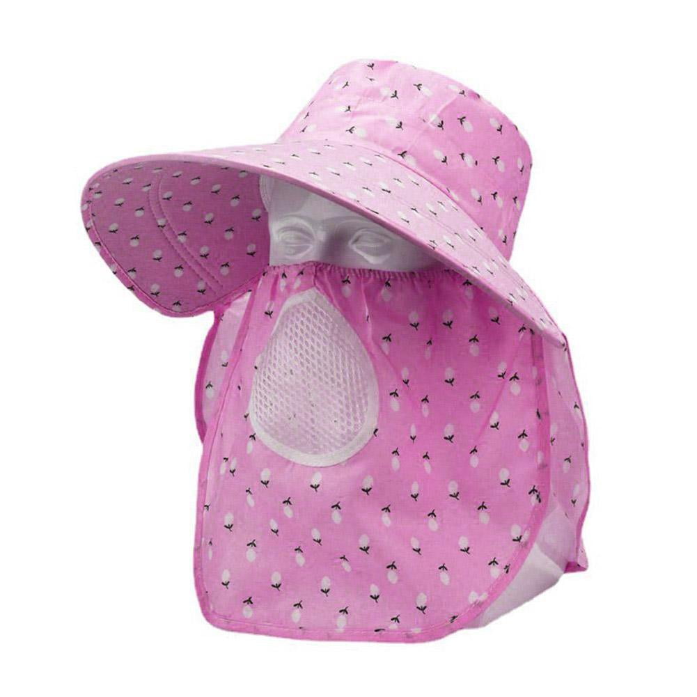 Face Covering Tea Picking Hat Full Face Sun Protection Hat Summer CF цъ ...
