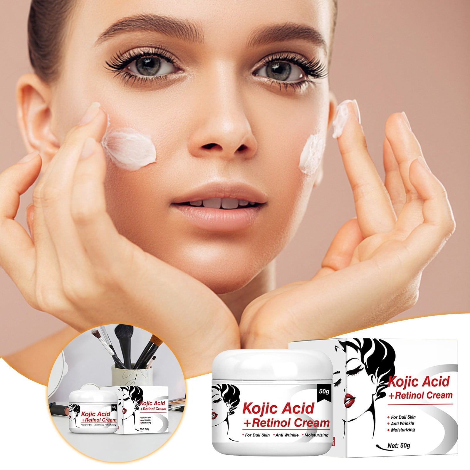 Face Cream Brightens The Face, Softens The Skin, Moisturizes And ...