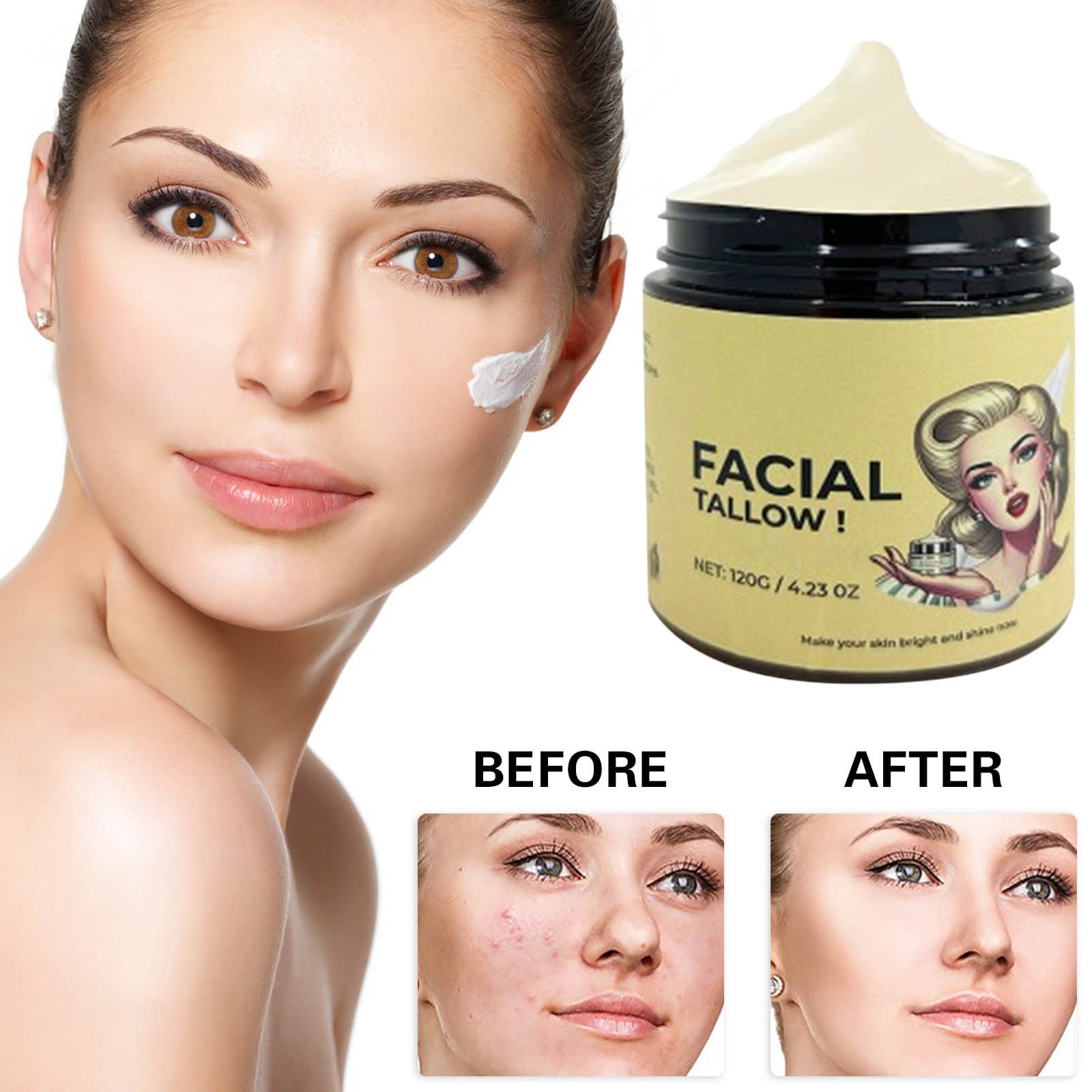 Face Cream, Deep Moisturizing Anti Aging Face Cream, Brightening ...