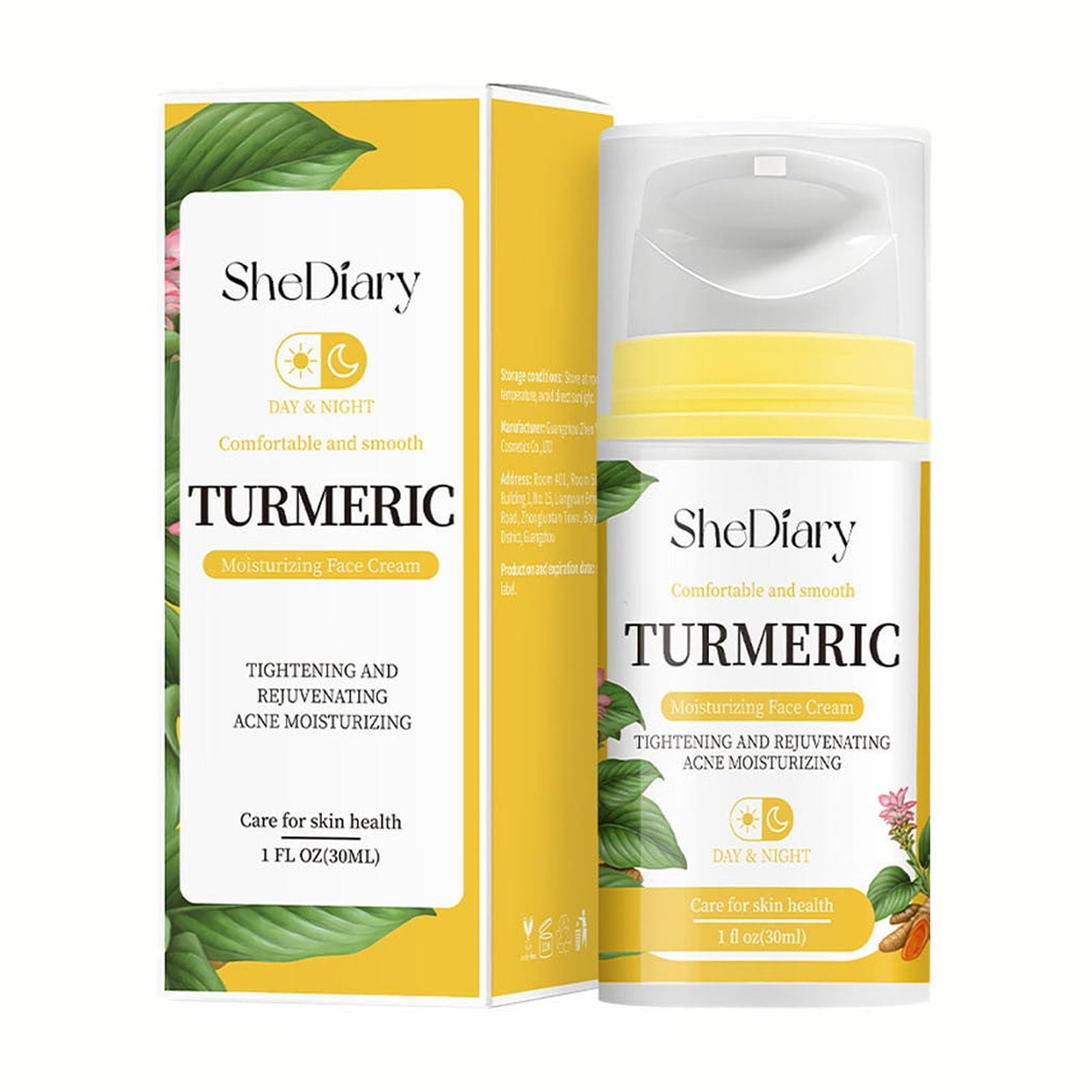 Face Cream for Women,Facial Cream,Turmeric Face Cream Glow Boosting ...