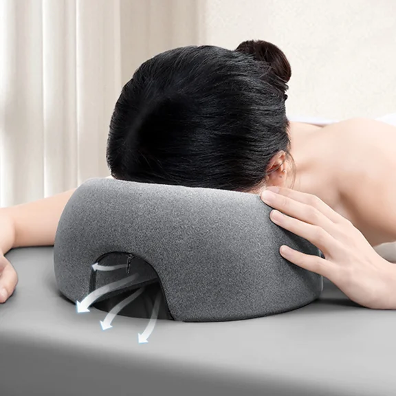 Desk Jockey Travel Headrest - Clinical Grade Memory Foam Neck Support ...