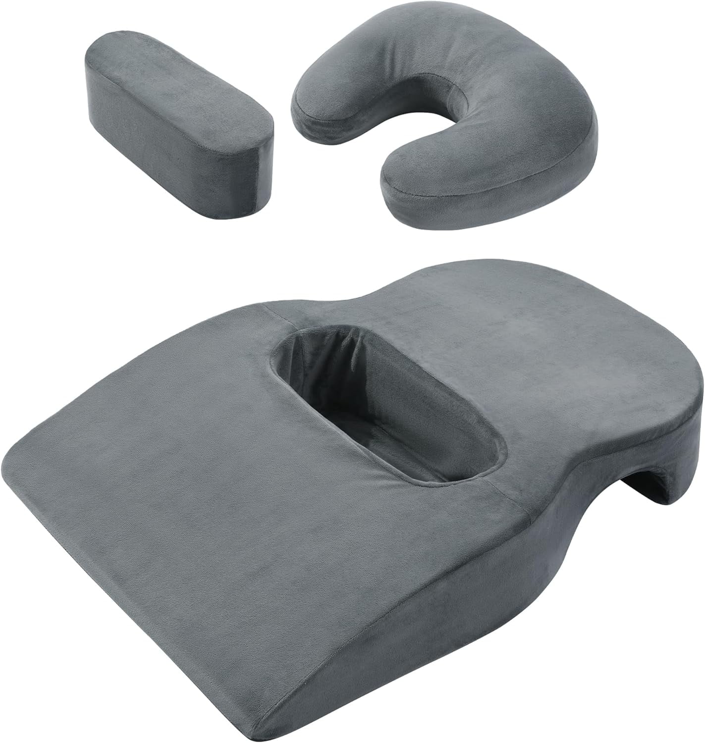 Face Down Prone Pillow, Massage Pillow with Headrest and Removable ...