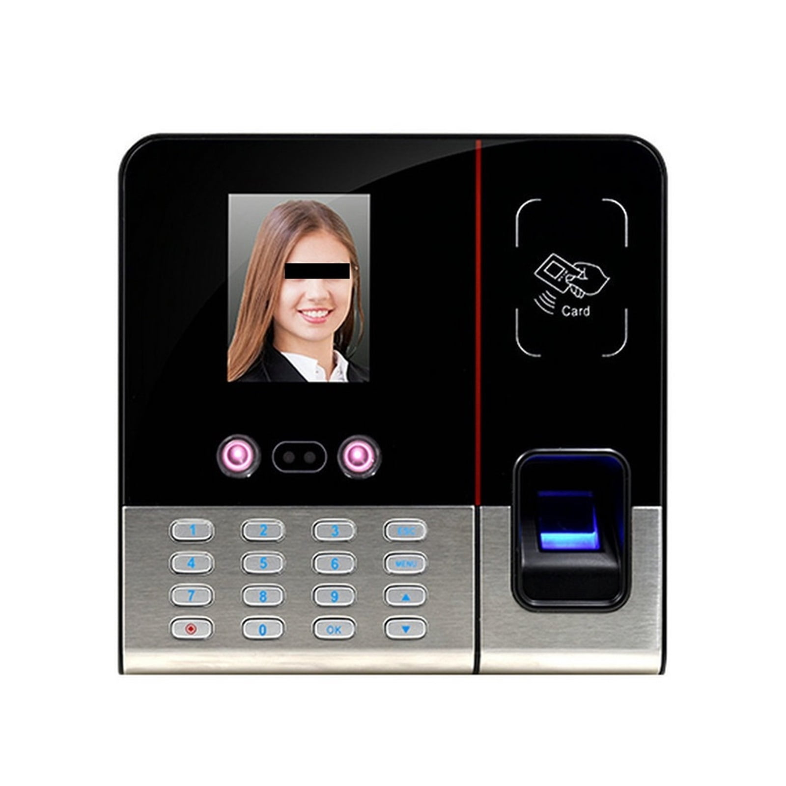 Face & Fingerprint Employee Attendance Time Attendance Device Recorder ...