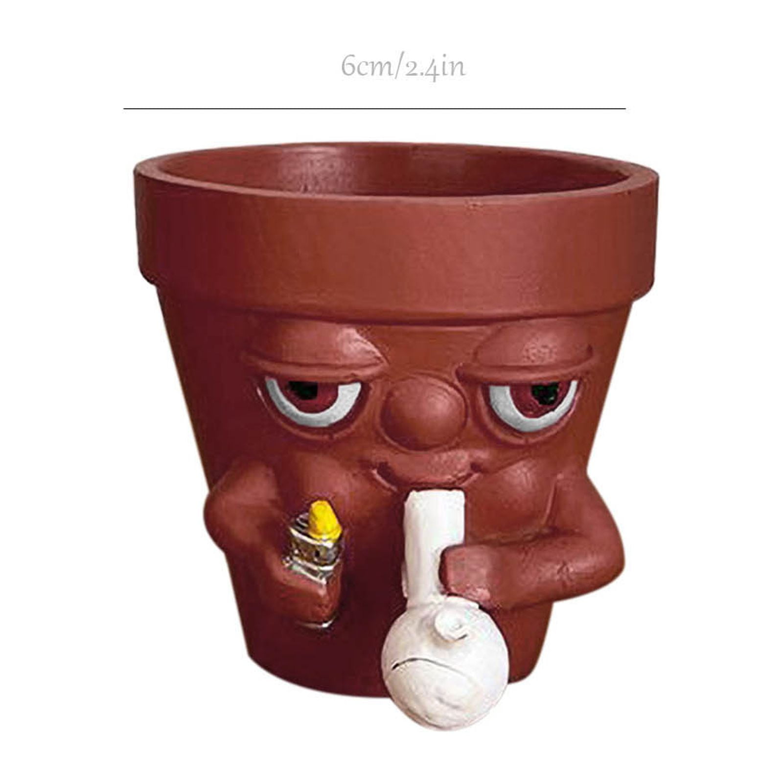 Face Flower Pots Head Planter Pot for Plants Succulent Planter Head ...