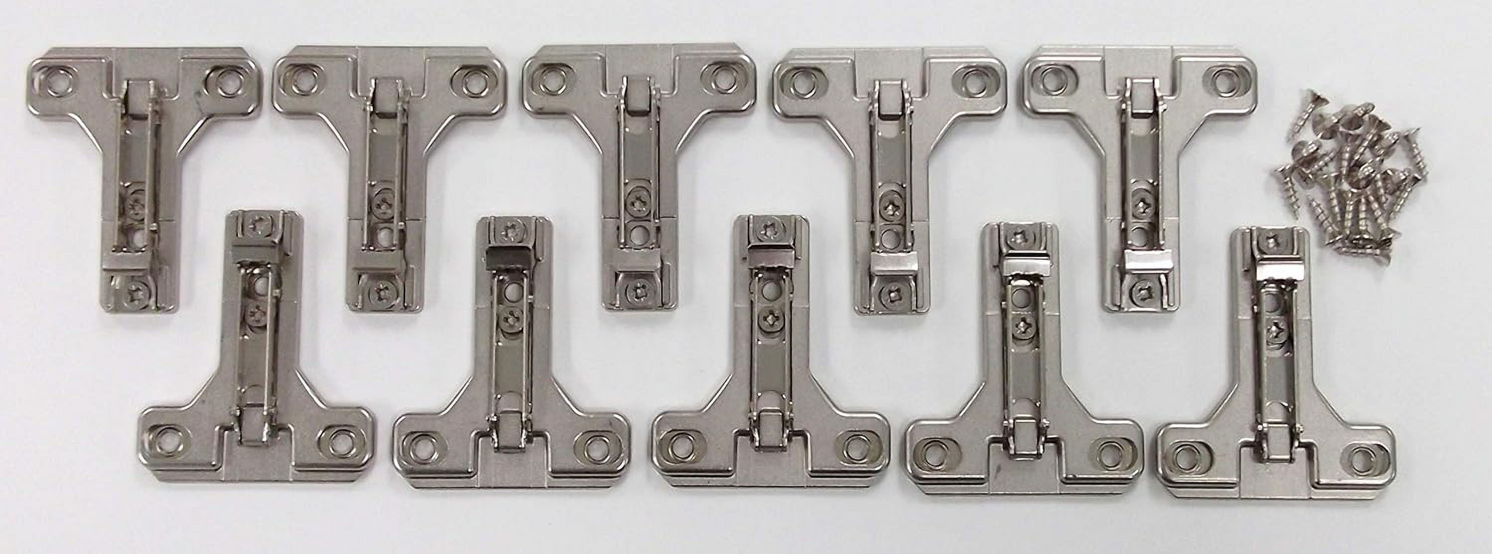 Face Frame Base Plate 1mm Cam Adjustable Pack of 10 BAU3R19 with Srews ...