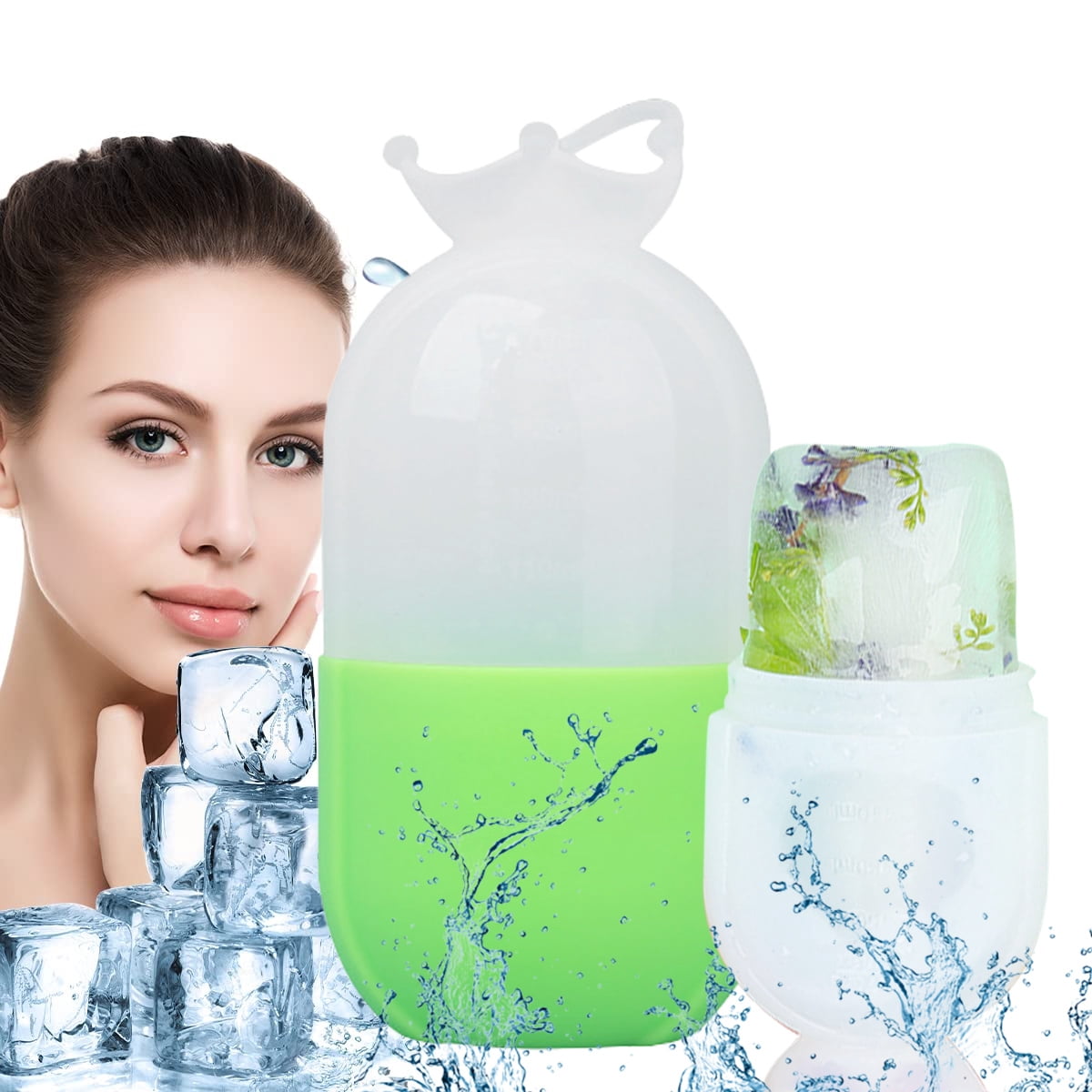 Face Ice Roller, Ice Roller For Face With Both Ends, Upgrade Face ...