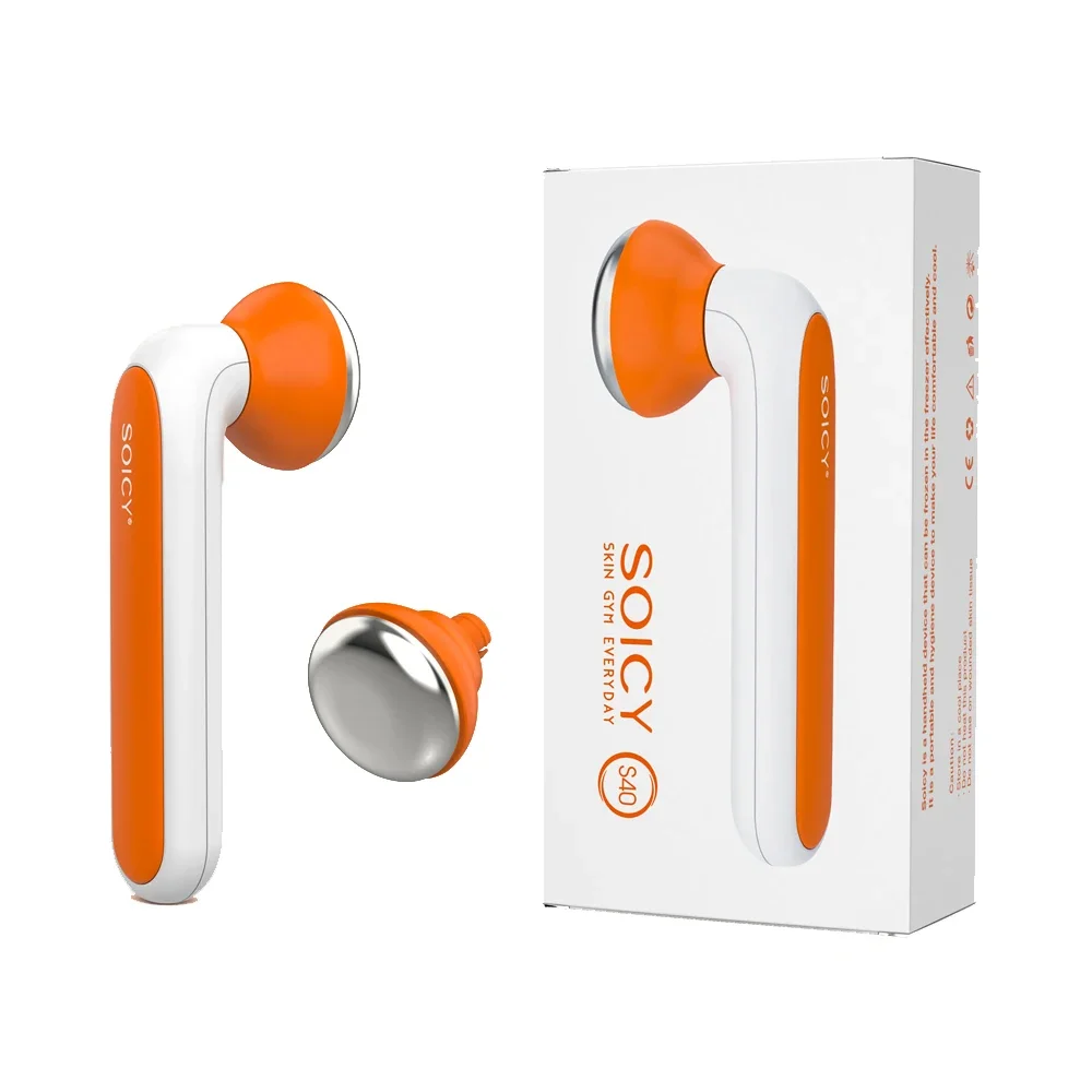 Face Ice Roller With 2 Head Skin Cooling Tool Neck Face Eyes Massagers ...