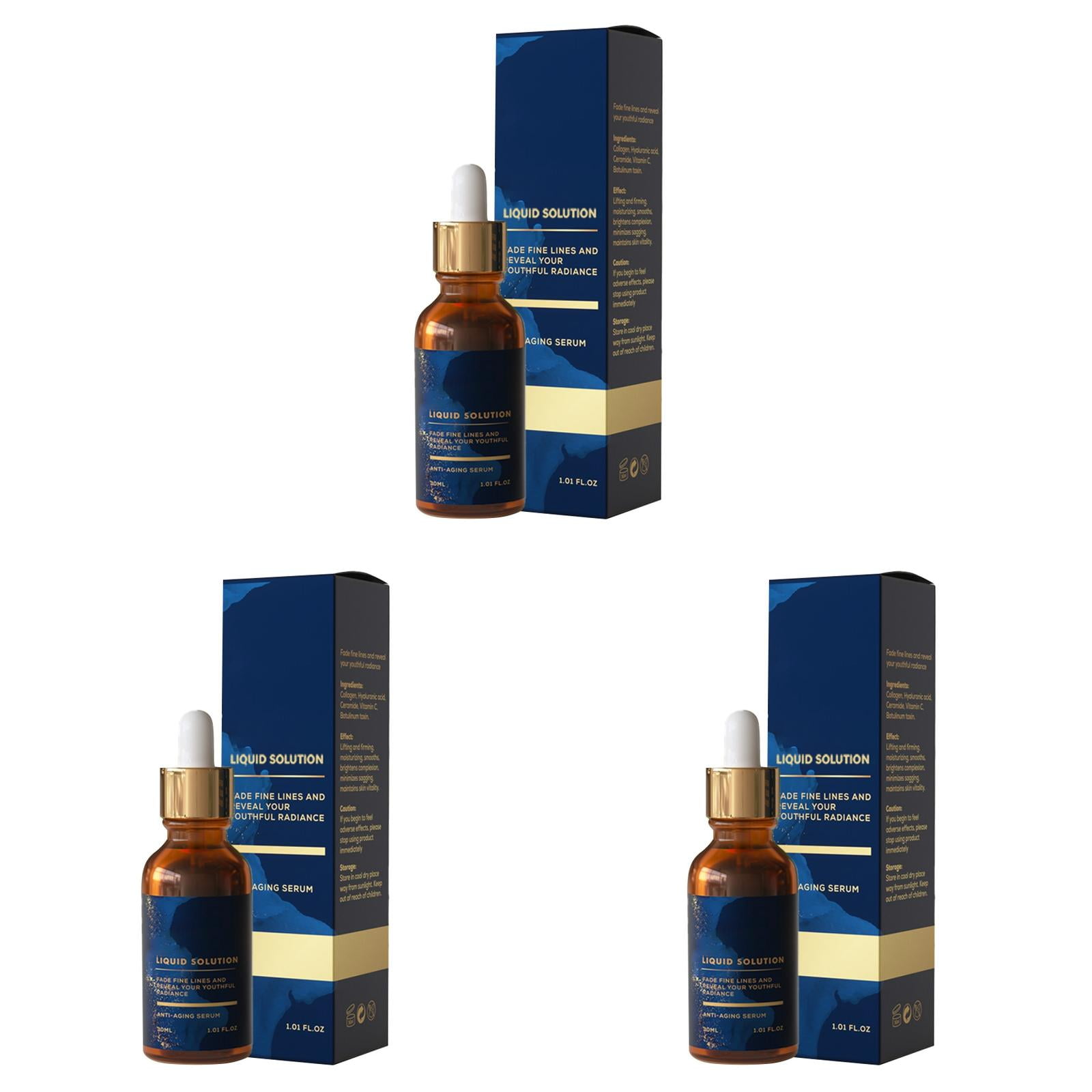 Face In A Bottle With Vitamin C And E Stock Solution Facial Aging And Instant Face Skin Collagen