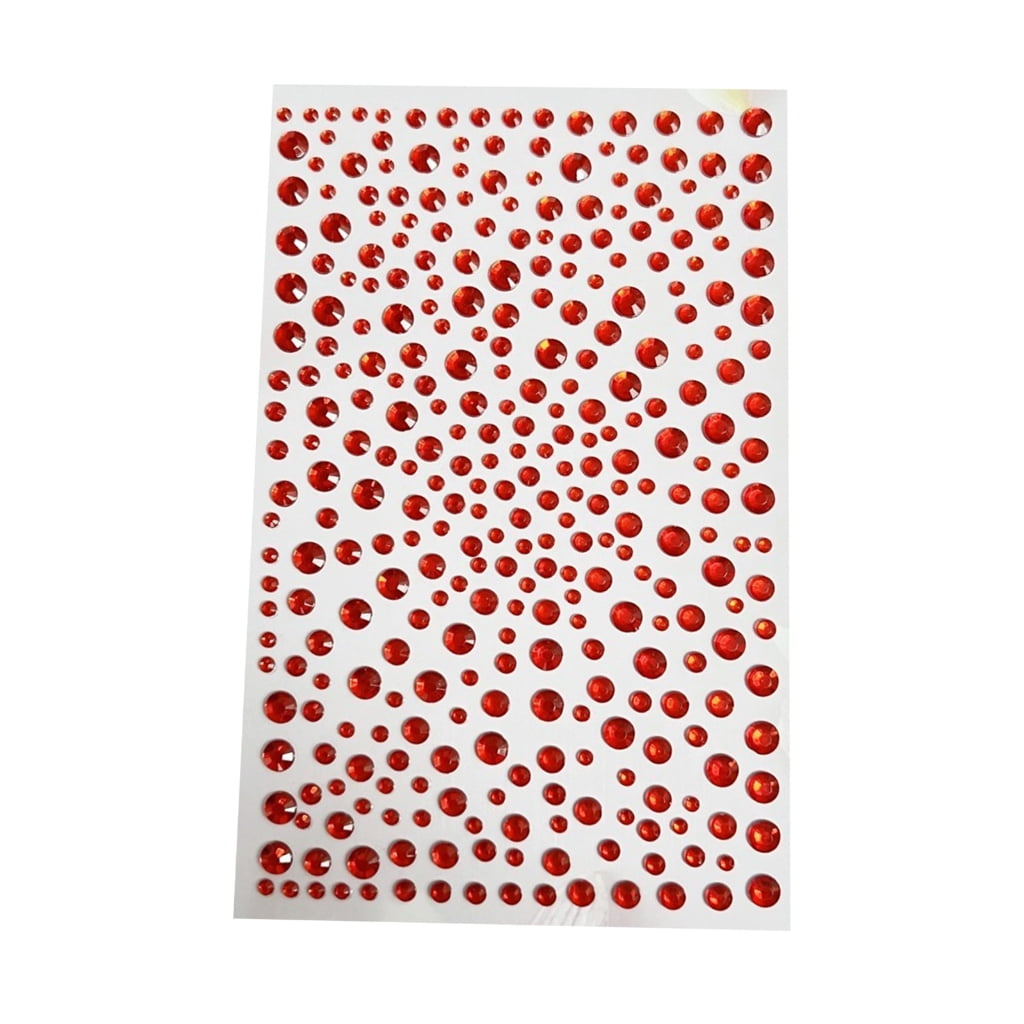 Face Jewels Stickers Self-Adhesive Pearls Eyeshadow Crystals Decals ...