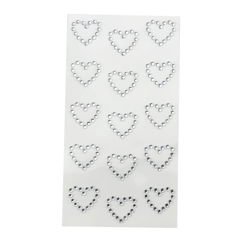 Face Jewels Stickers Self-Adhesive Pearls Eyeshadow Crystals Decals ...