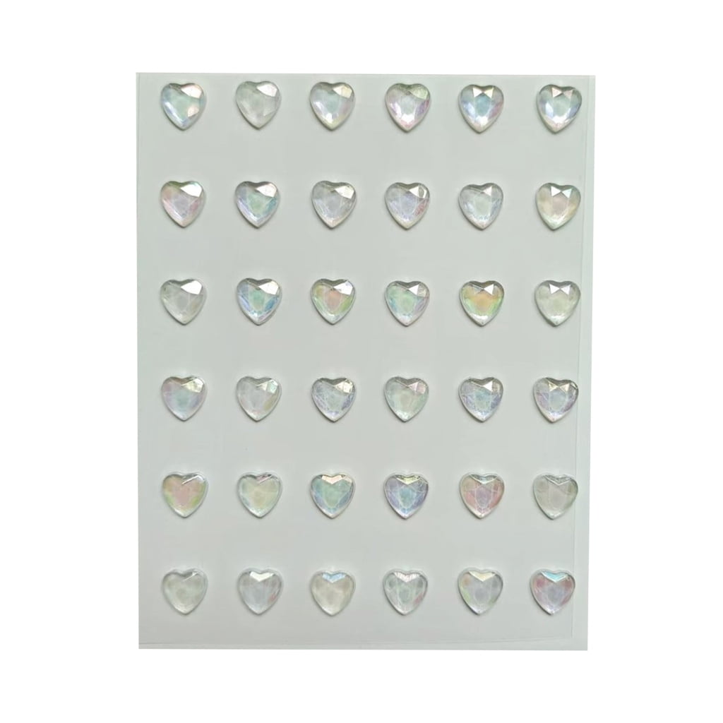 Face Jewels Stickers Self-Adhesive Pearls Eyeshadow Crystals Decals ...