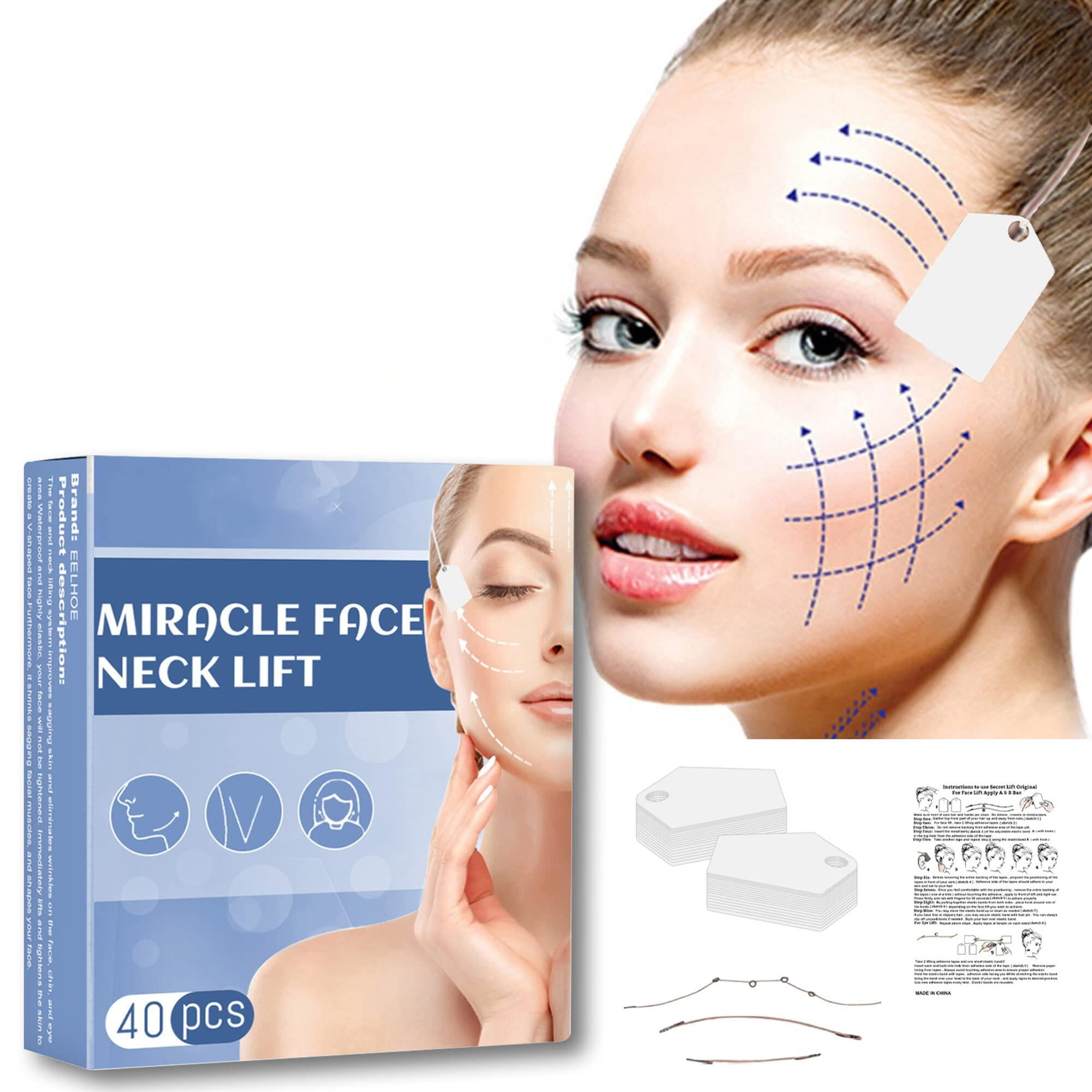 Face Lift Stickers, 40Pcs V-line Face Lift Tapes, Face and Neck Lifting ...