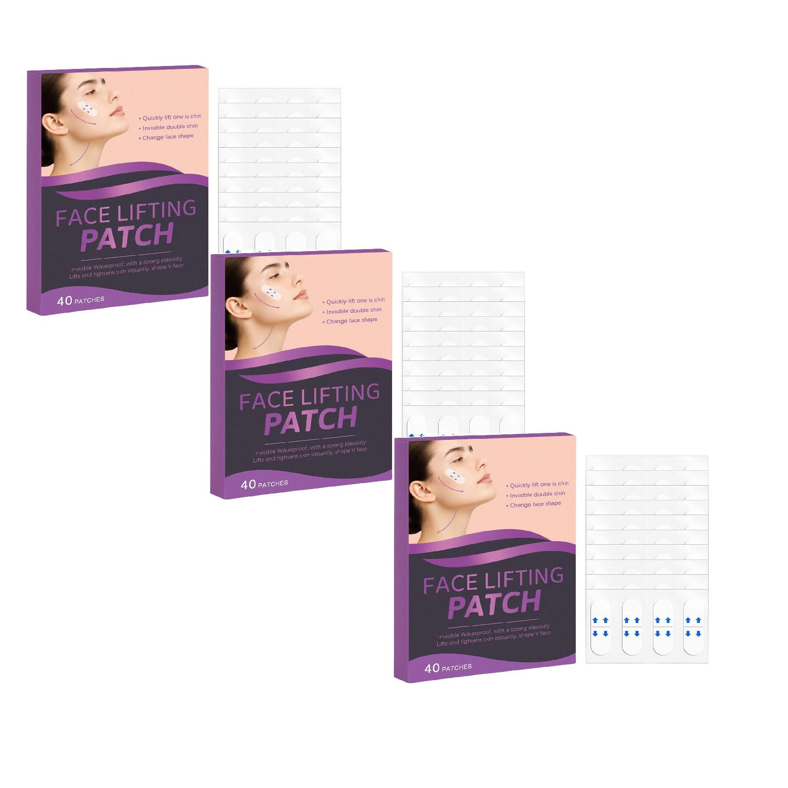 Face Lift Tape, 120 PCS Invisible Face Tape Face Lifting Face Tape ...