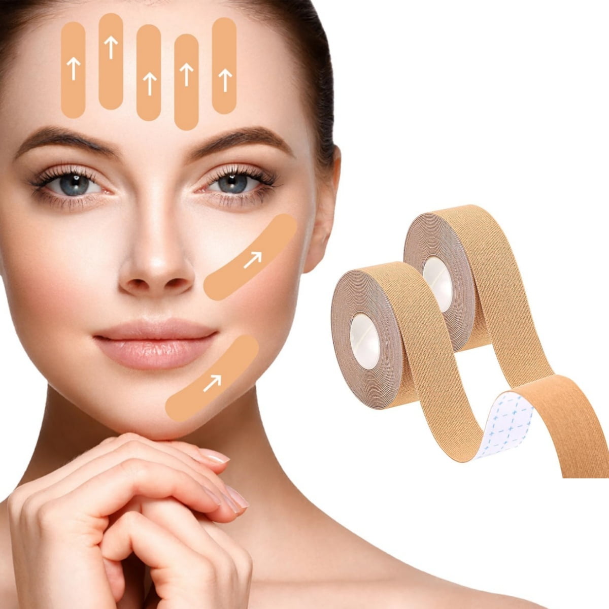 Face Lift Tape,Face Lift Tape,QZS Neck Bandage for Wrinkles Overnight ...