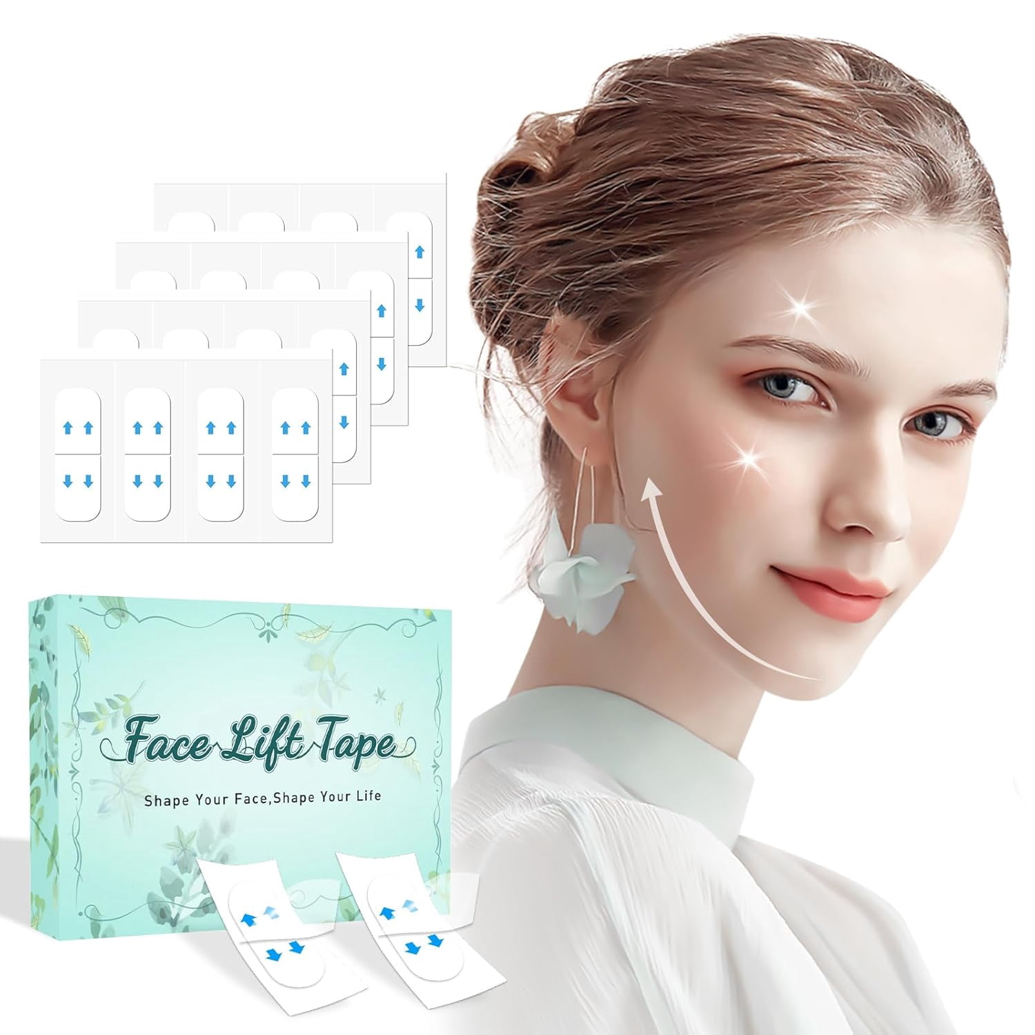 Face Lift Tape, Face Tape Lifting Invisible, Facelift Tape for Face ...