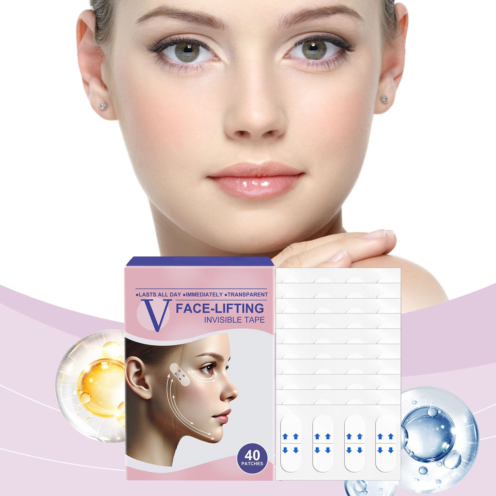 Face Lift Tape,Face Tape Lifting Invisible,Instant Face Lifting Sticker ...