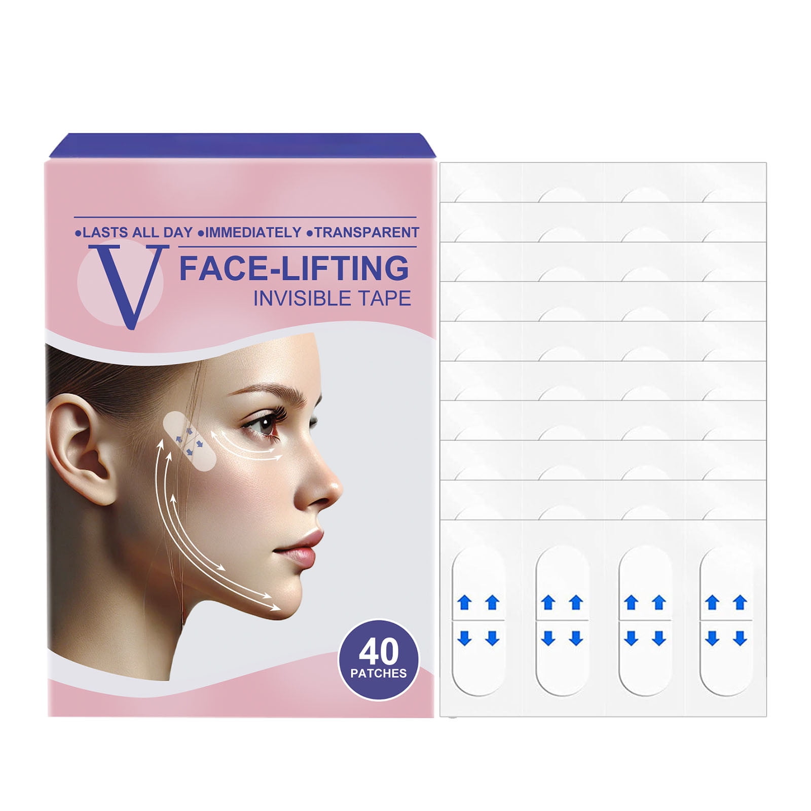 Face Lift Tape, Invisible Face Lift Tape Instant Face Lift Tape for ...
