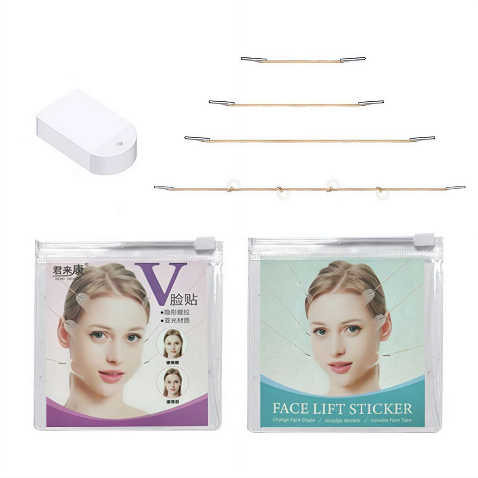 Face Lift Tape Invisible, Face Tape Lifting Invisible 20PCS Face Lift ...