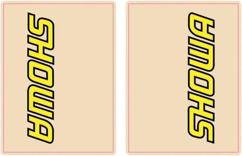Face Lift Unlimited Upper Fork Showa Decal, Yellow/Black - Walmart.com