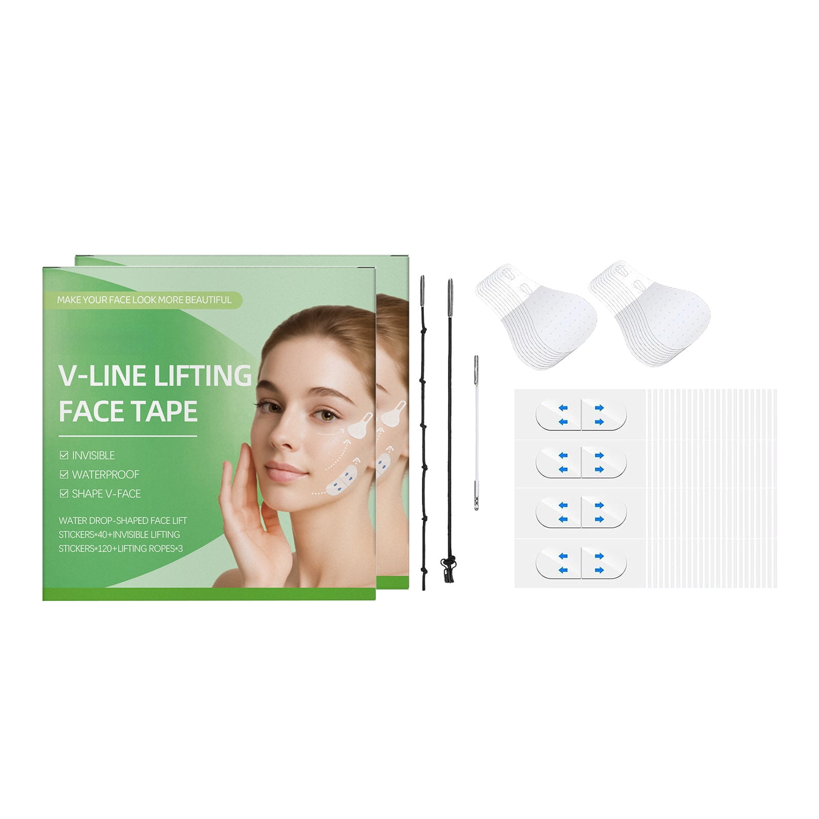 Face Lifting Patches,Stretchable Face Tape Lifting Invisible,Neck ...