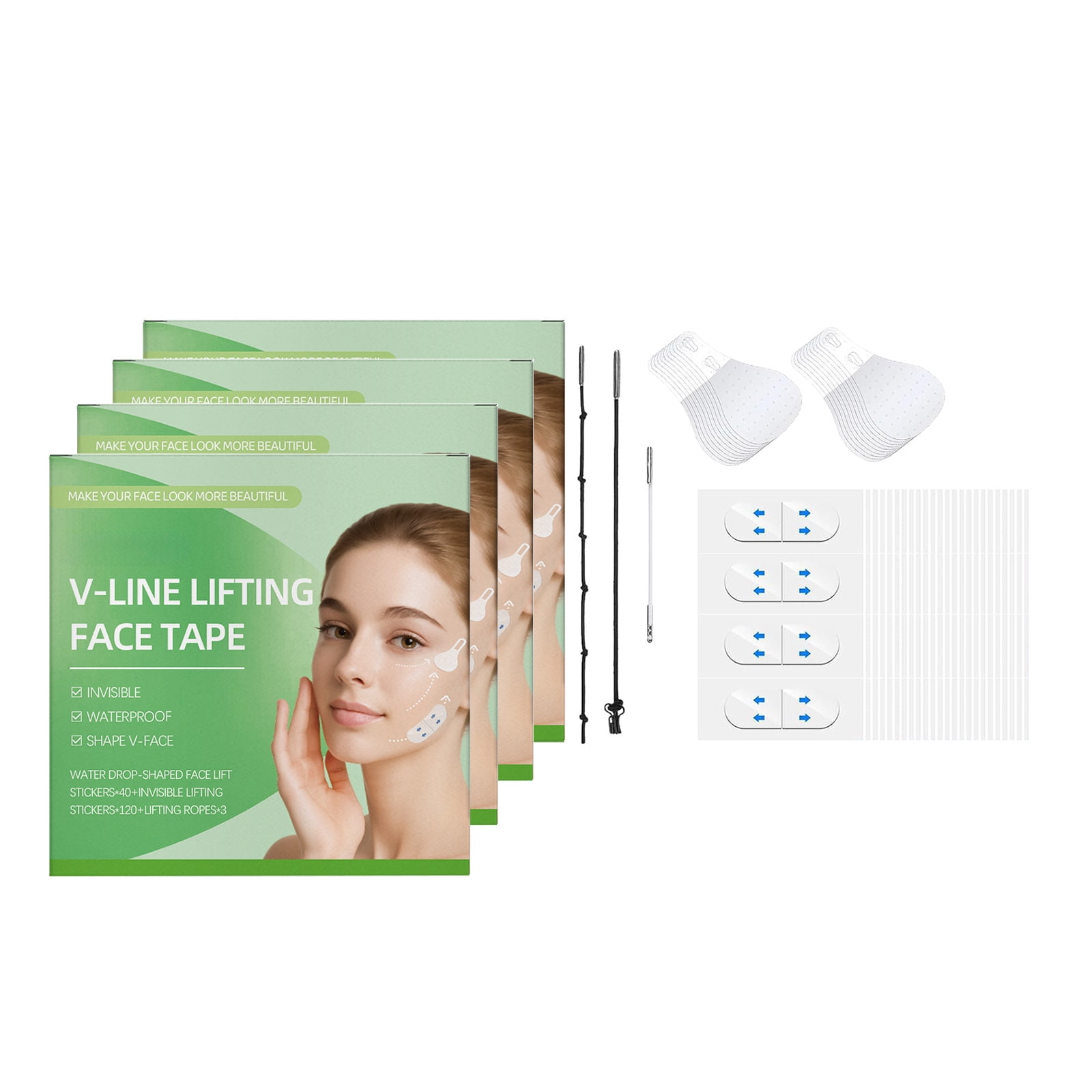 Face Lifting Patches,Stretchable Face Tape Lifting Invisible,Neck ...