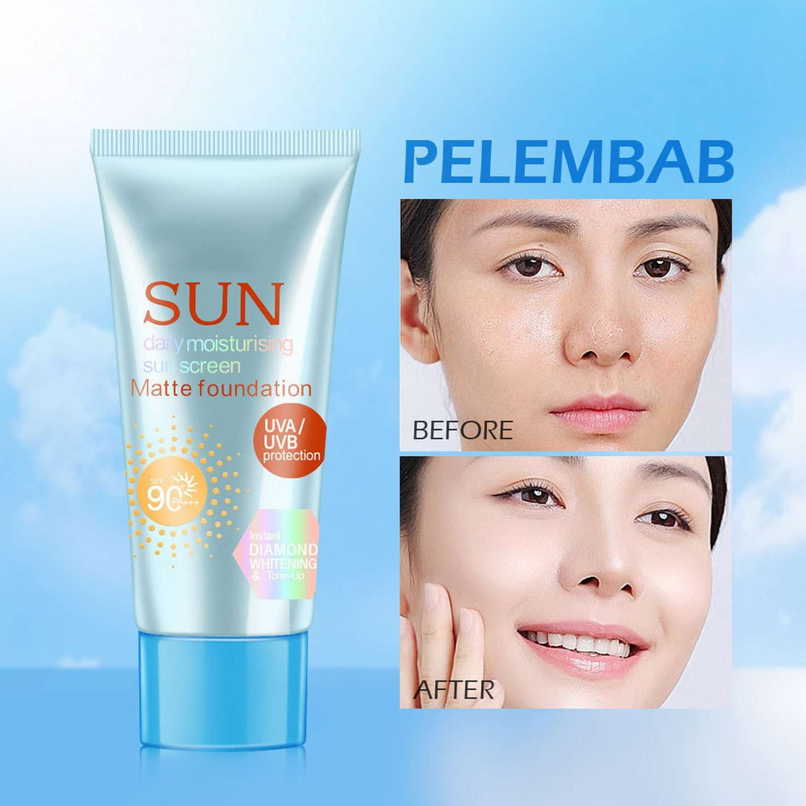 Face Lotion With SPF 50, Lightweight Vegan Moisturizer With Hyaluronic ...