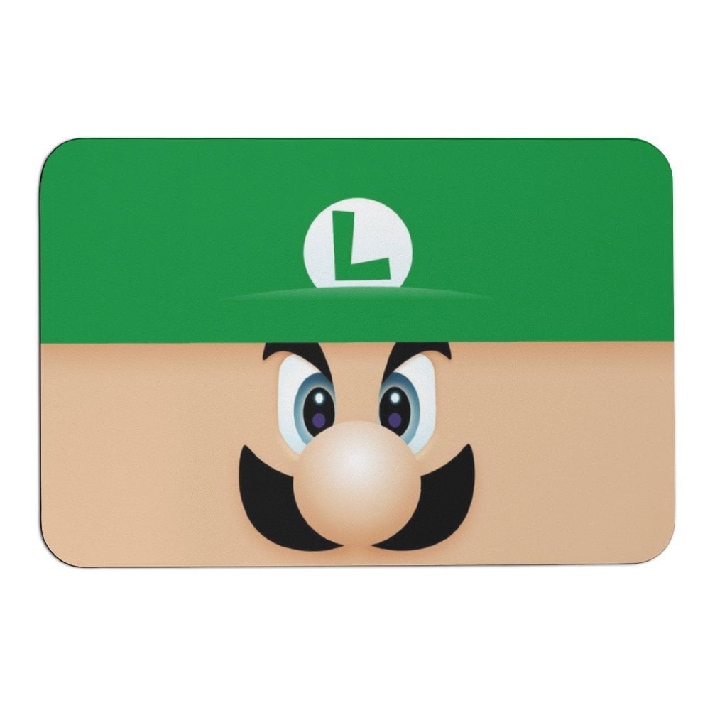 Face Luigi's Mansion Diatom Mud Mat Non Slip Soft Floor Rugs Doormat ...