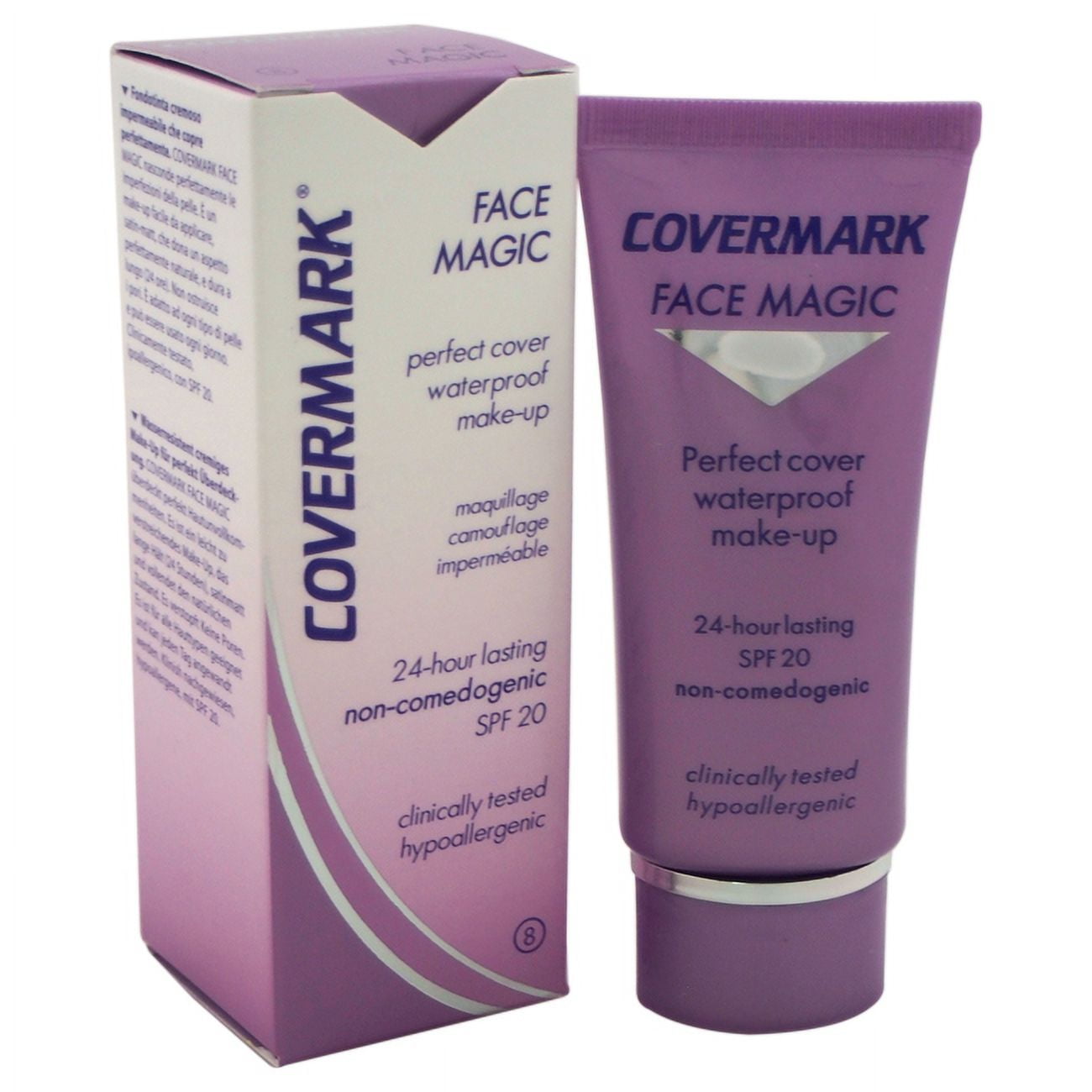Face Magic Make-Up Waterproof SPF20 - # 8 by Covermark for Women - 1.01 ...