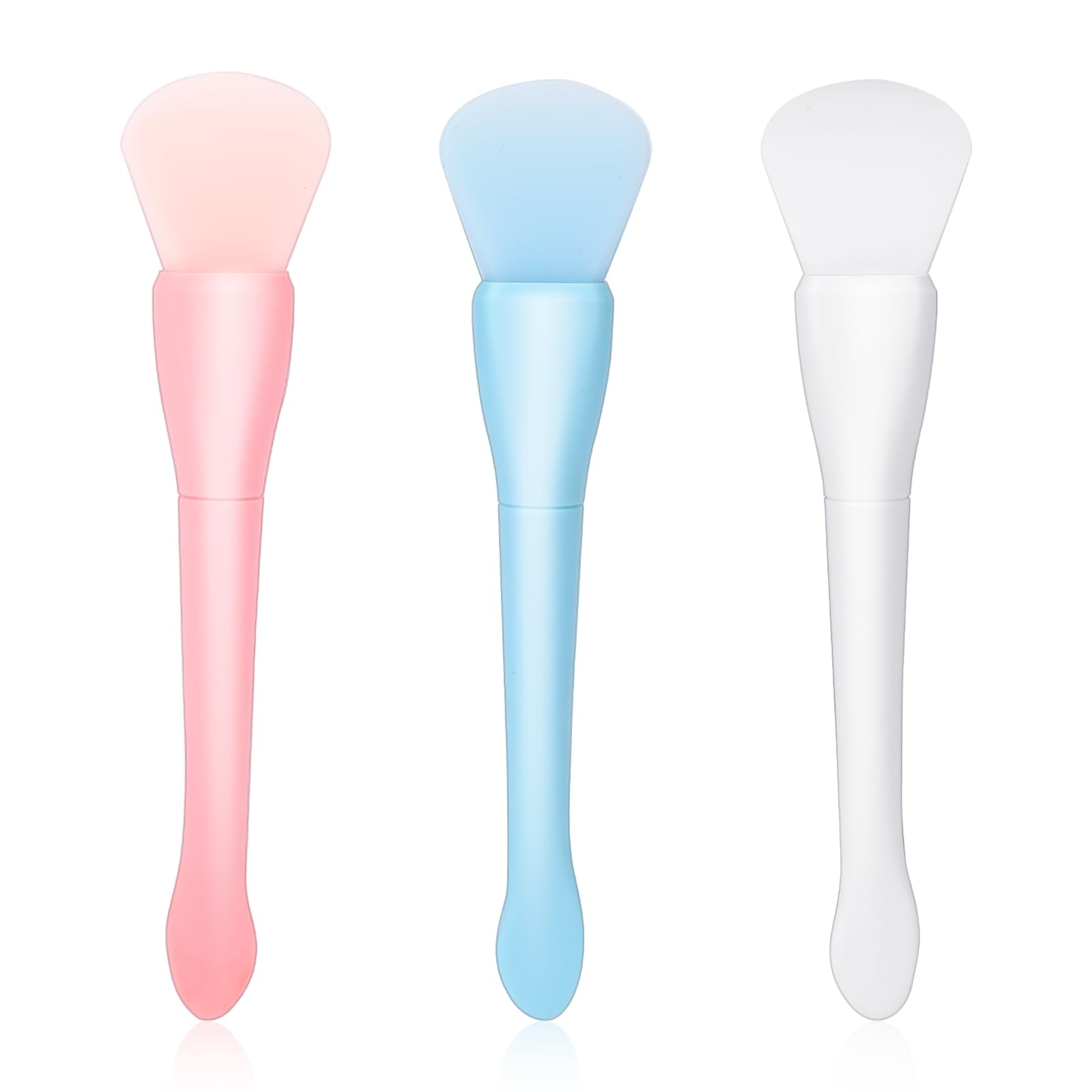 Face Mask Applicator,3 Pack ZS23 Soft Silicone Face Mask Brushes Double ...